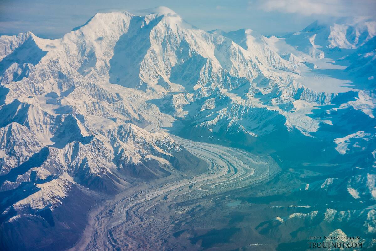 The Alaska Range seen from the southwest